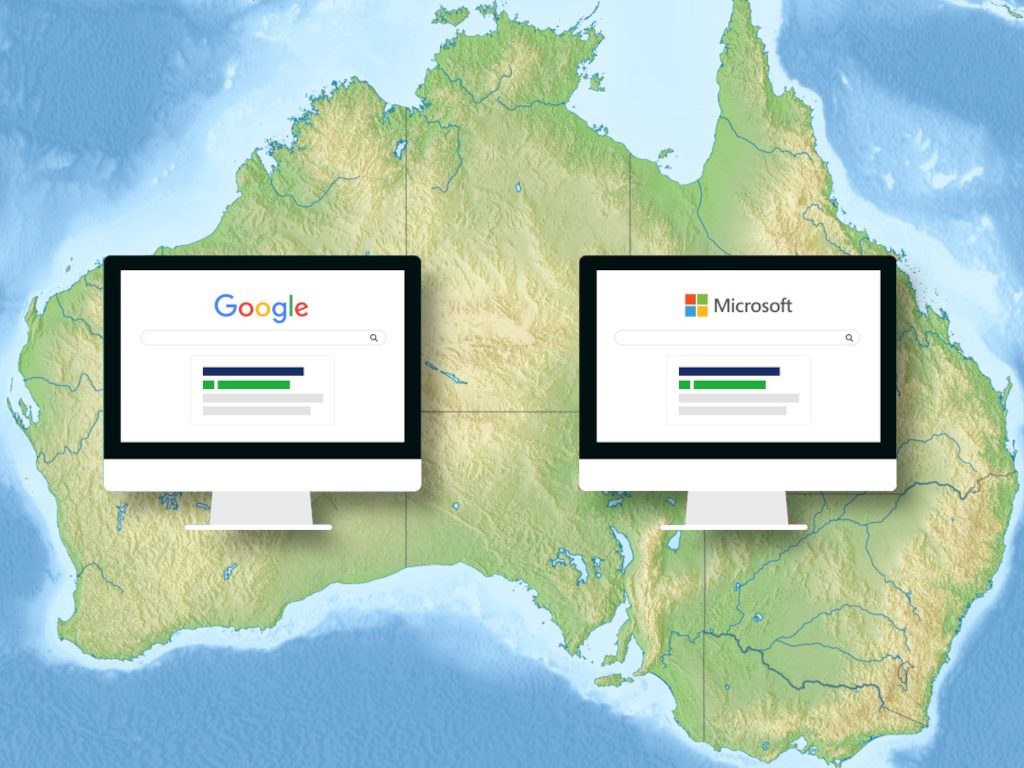 Microsoft is willing to fill the void as Google leaves Australia